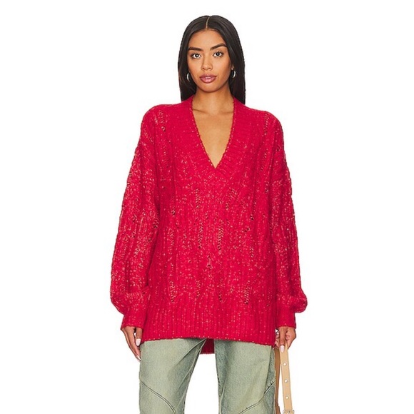 Tularosa | Sweaters | Tularosa Revolve Oversized Cable Knit Sweater ...